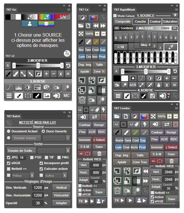 TK Panel - Extensions pour Photoshop - Rafael Coutinho